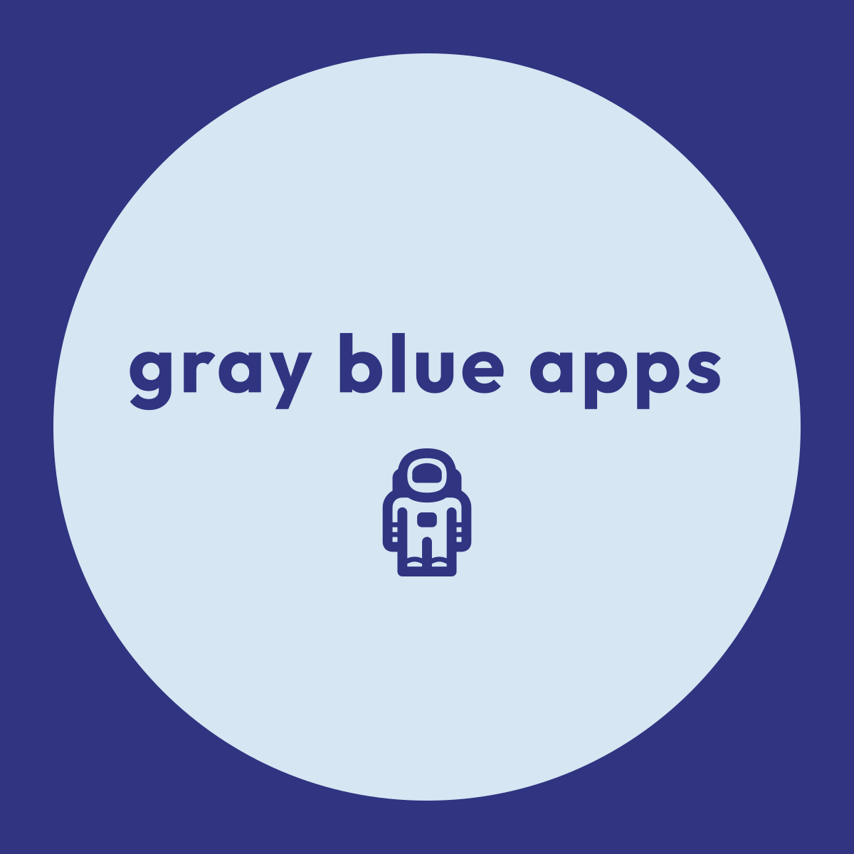 Gray Blue Apps